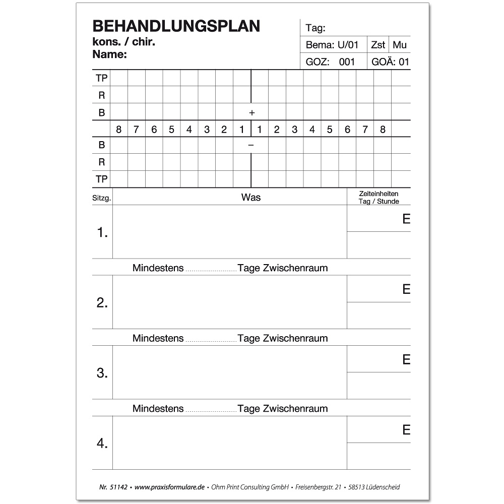 Behandlungsplan 51142