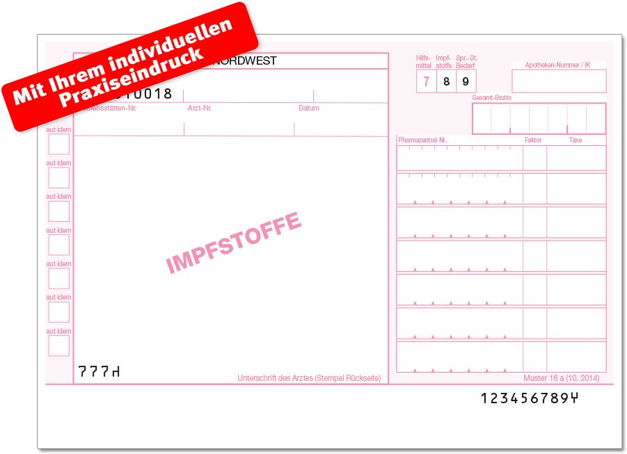 Privatrezepte PKV, Kassenrezepte GKV und Rezeptblöcke