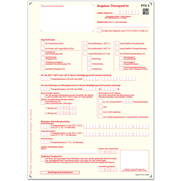Muster PTV2 Angaben Therapeut*in