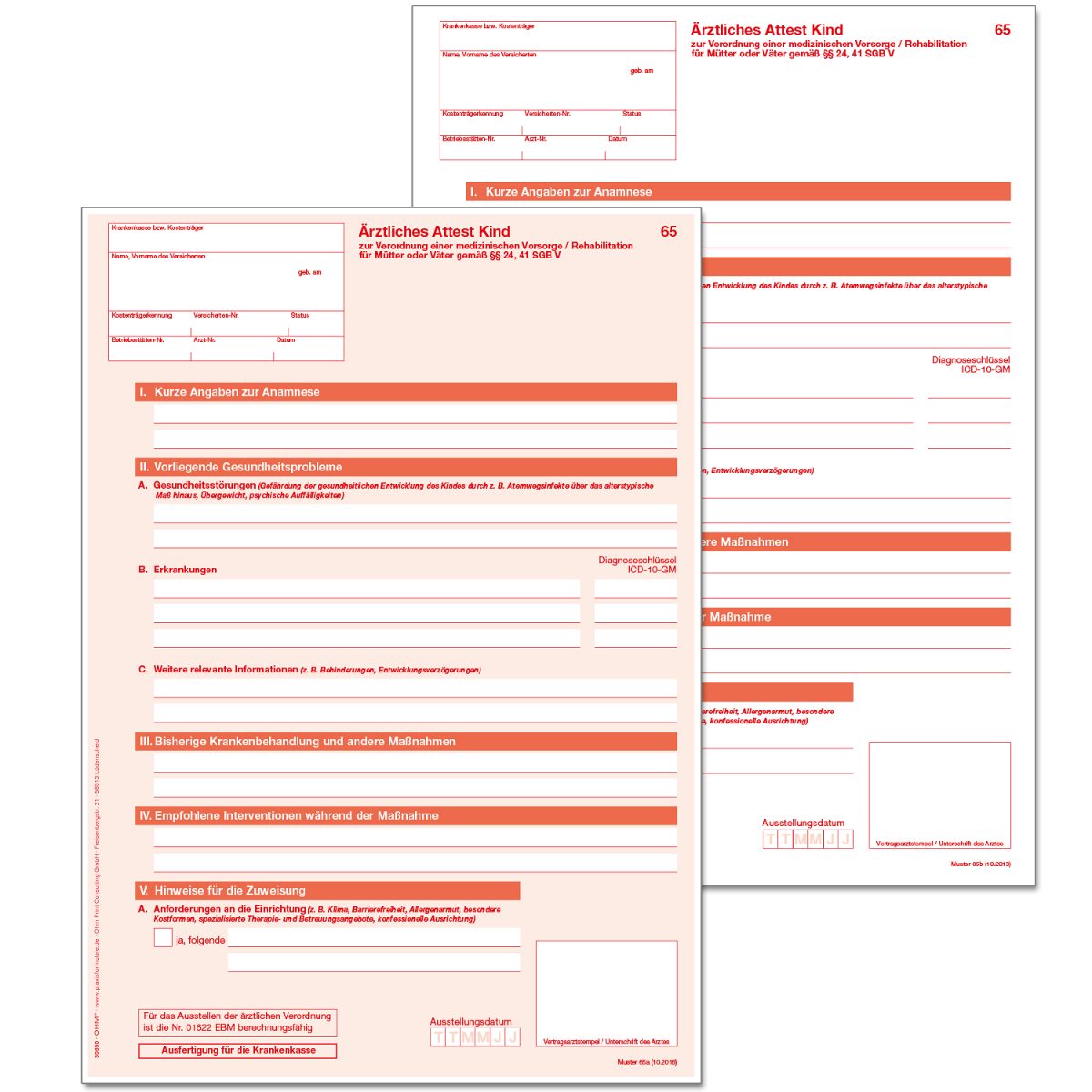 Attest Kind Muster 65