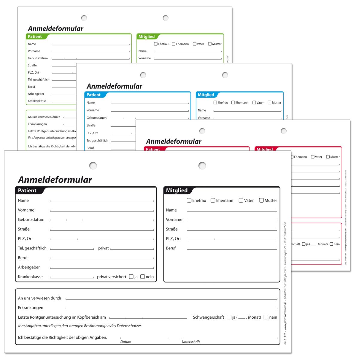 Anamnese DIN A 5 Art. 51137