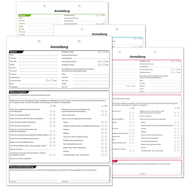 Anamnese DIN A 4 Art. 51134