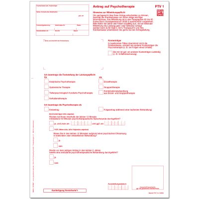 Muster PTV1 Psychotherapie